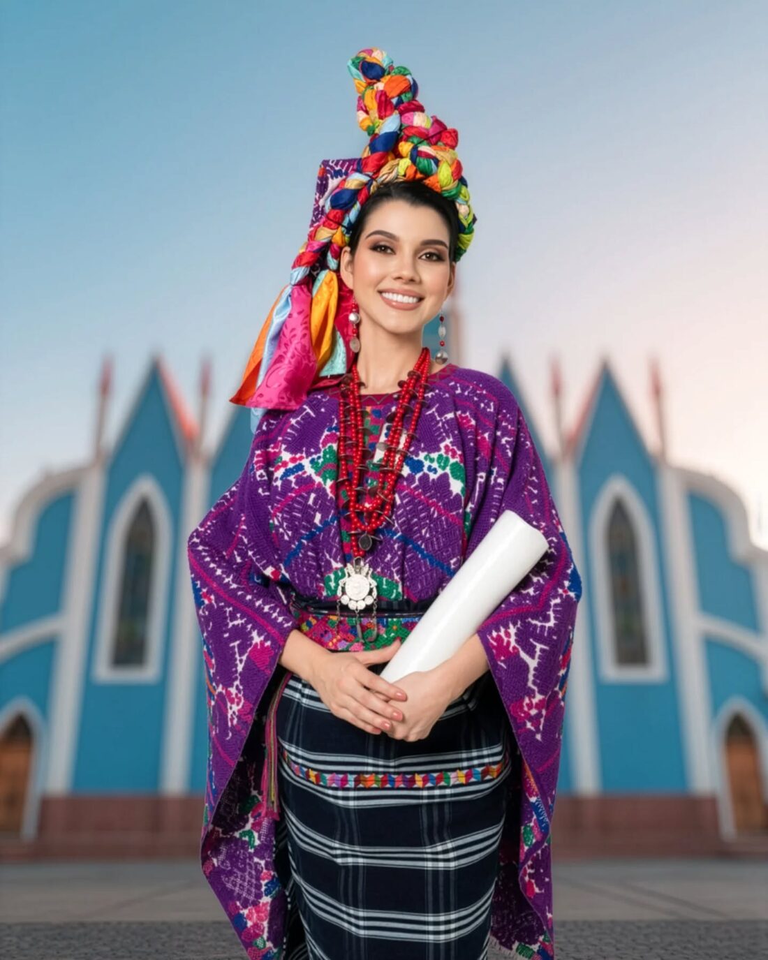 Tradición y orgullo maya en el traje nacional de Guate para Miss ...